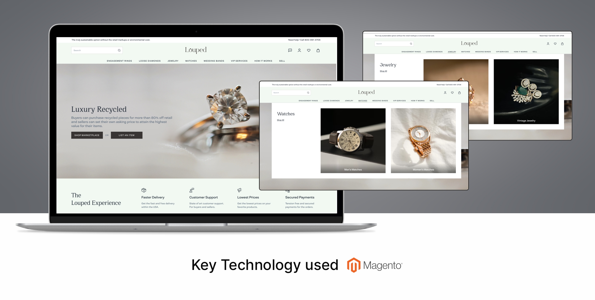 Louped - Online Diamond and Jewelry Case Study